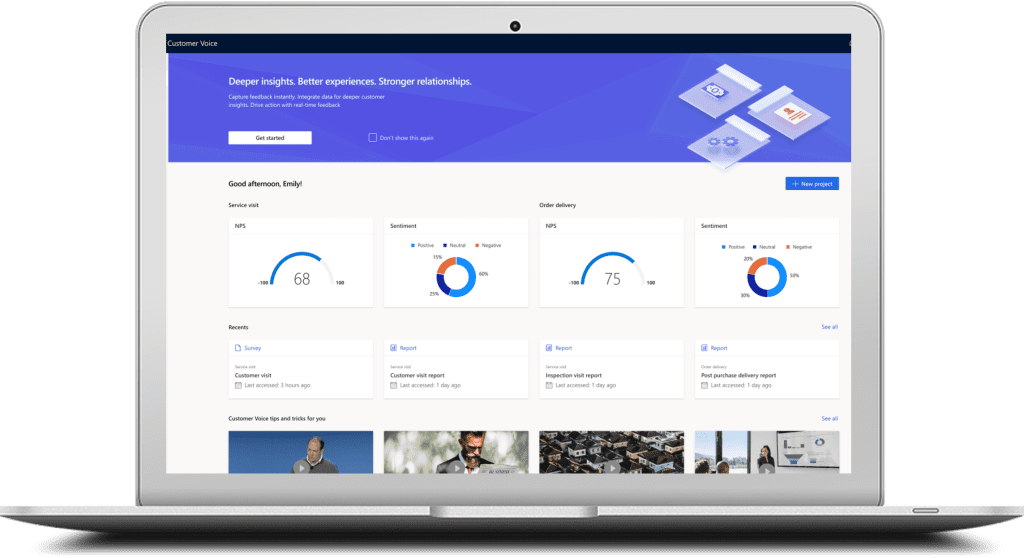 Microsoft Dynamics 365 Customer Voice | Real-Time Feedback & Insights