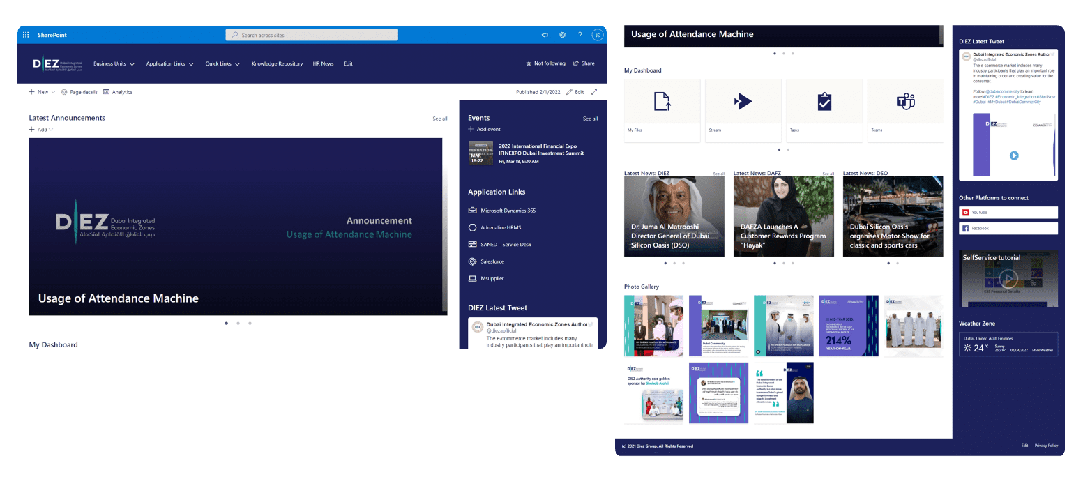 Dubai Airport Freezone Authority’s SharePoint Online Success
